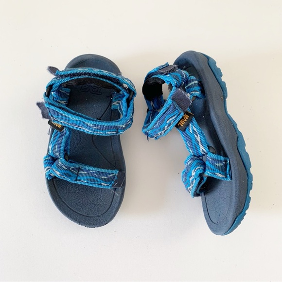 Teva | Shoes | Teva Unisex Blue Infant Toddler Hurricane Sport Sandals ...